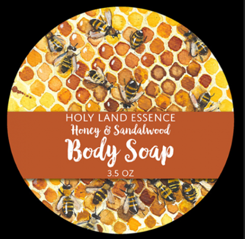 Honey & Sandalwood© Body Soap 3.5 oz Made in Israel with Israel ...